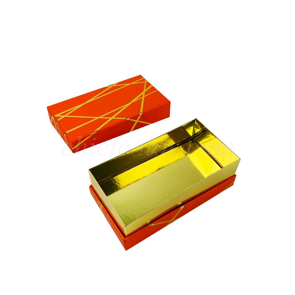 Printed Rigid Truffle Candy Boxes With Gold Shoulder - Xiamen Chief ...